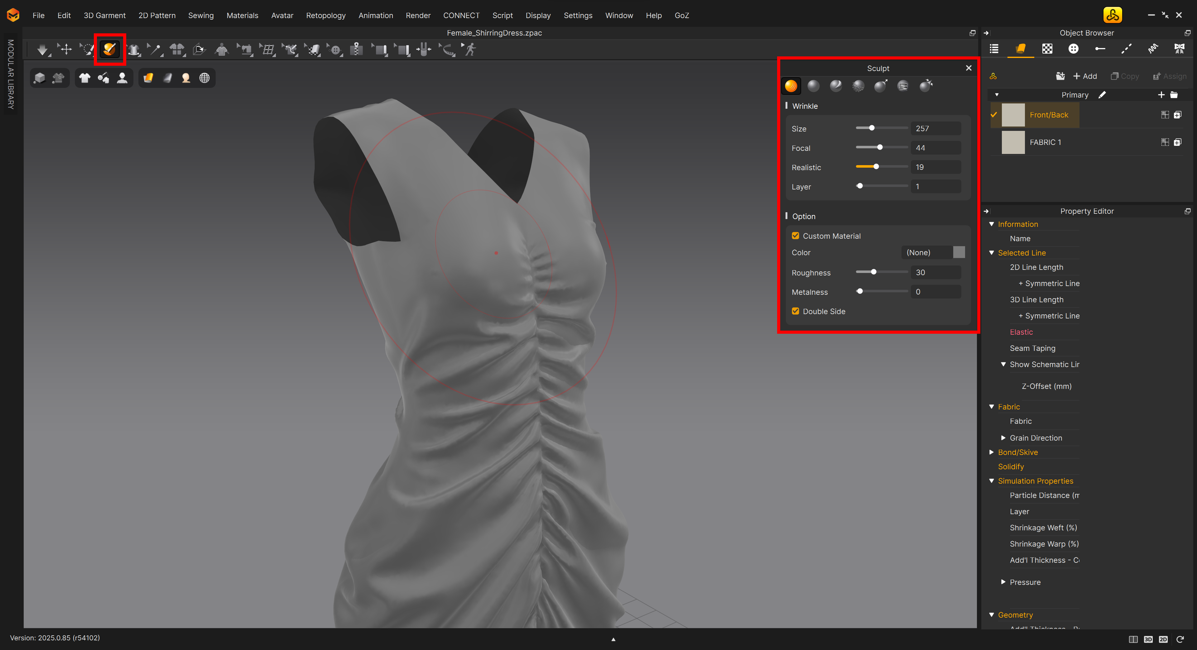 Sculpt (Ver. 2025.0) – Marvelous Designer