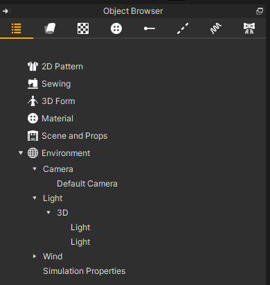 Scene Browser (2025.0) – Marvelous Designer