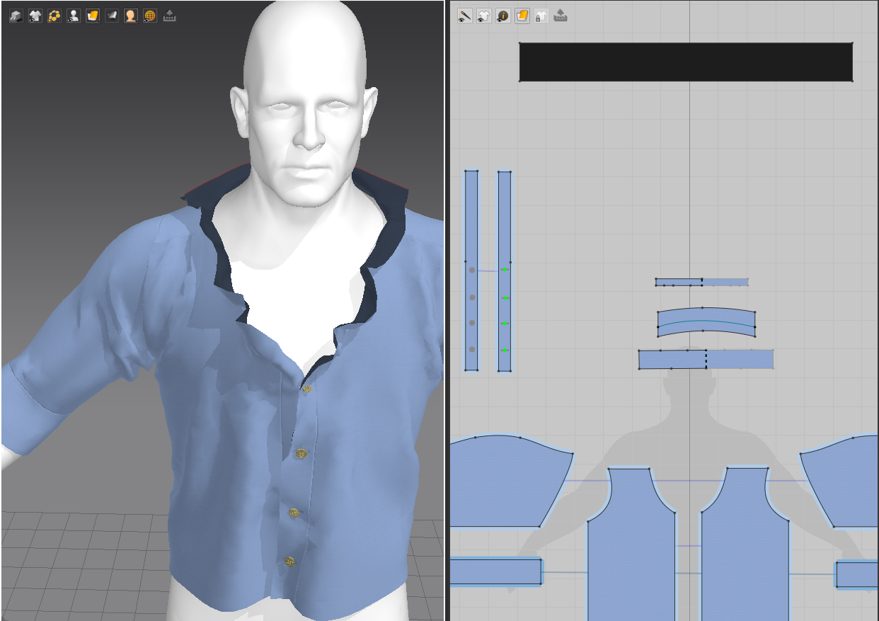 How can I help collars fold correctly? – Marvelous Designer